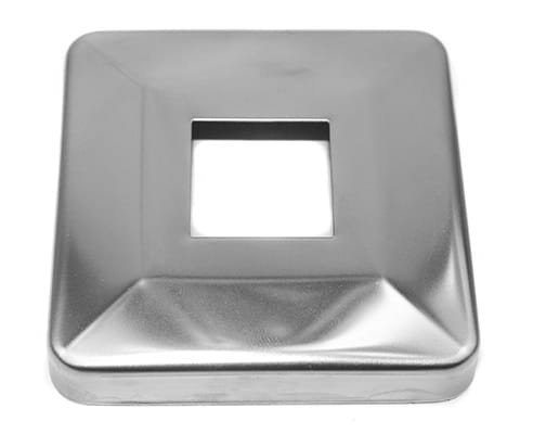Cache platine 90x90 mm pour profile 30x30 mm, AISI 304, Polie RX INOX ...